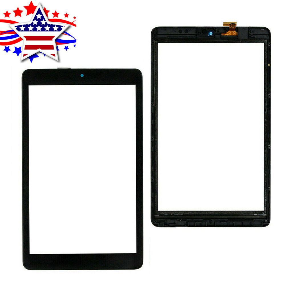Touch Screen Digitizer Glass+Frame Cover For Alcatel Joy Tab 8 9029W ...