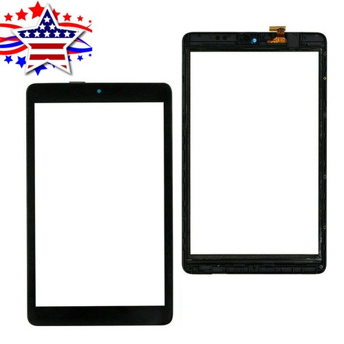 Touch Screen Digitizer Glass+Frame Cover For Alcatel Joy Tab 8 9029W ...