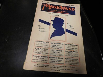 The Magic Wand Magical Review Magicians Magazine December 1930 | eBay