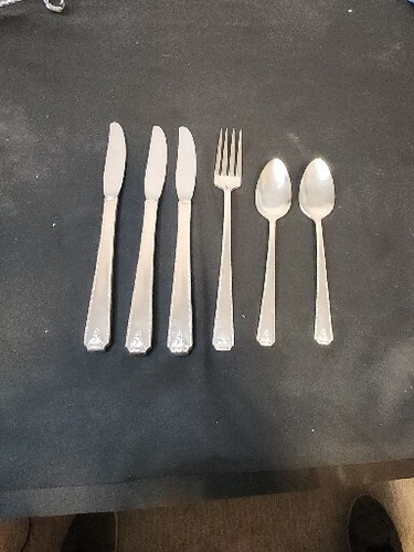Oneida BORDEAUX Prestige Silver 4 Star Plate Silverware Flatware Lot Of ...
