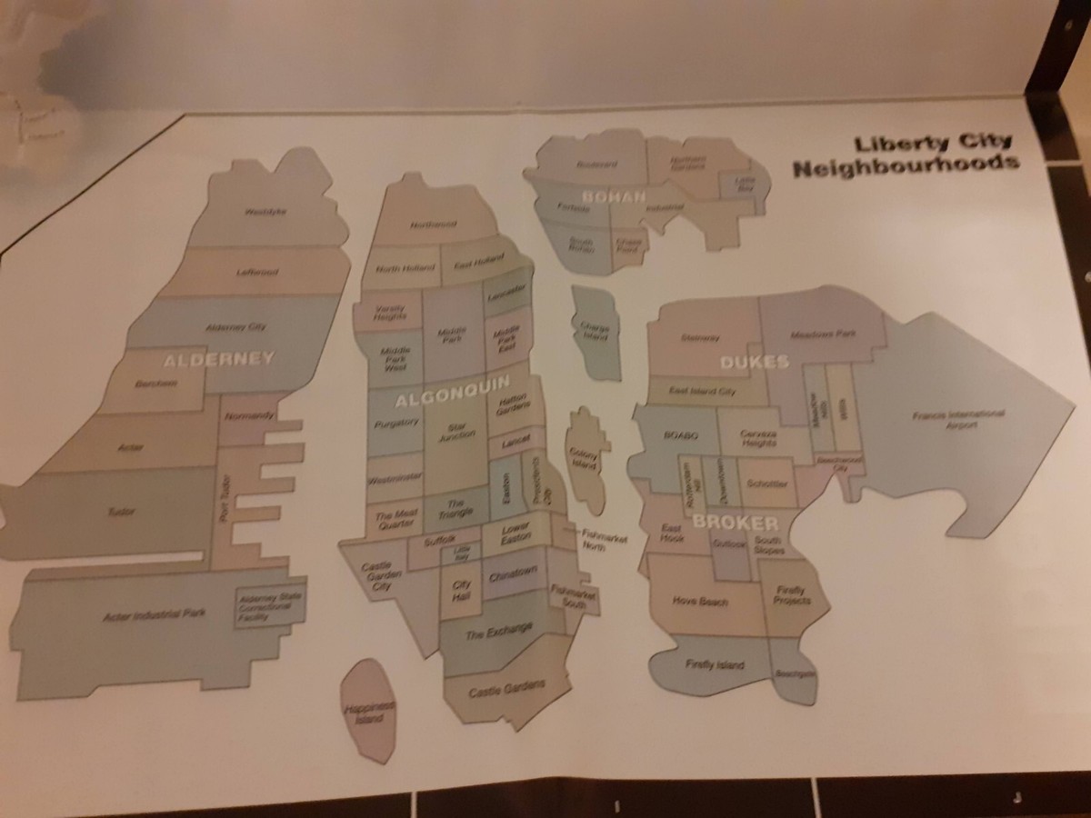 Gta 4 Map Neighborhoods