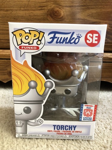 NEW Funko Pop Fundays Games Torchy Funkon 2021 Limited Edition ...