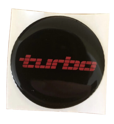 HOLDEN COMMODORE MAG WHEEL CENTRE CAP DECAL KIT X4 “TURBO RED LOGO ...