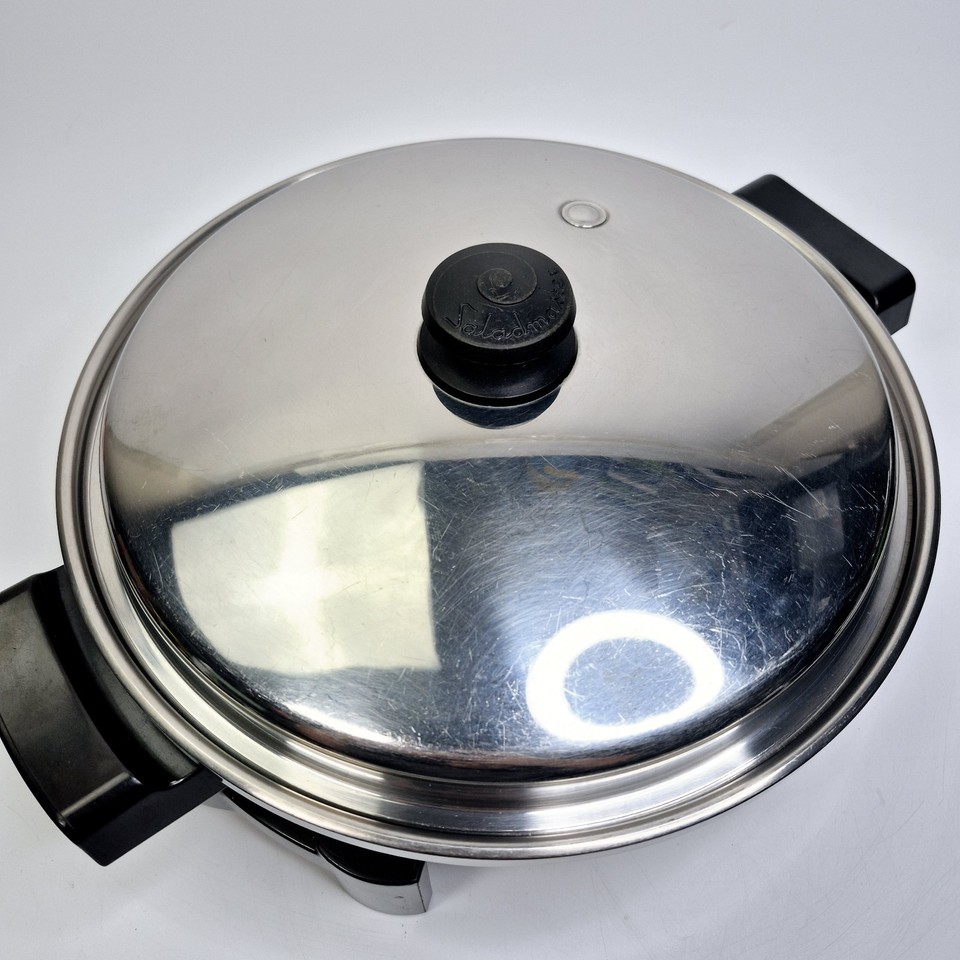 Saladmaster 7254 Stainless Steel Electric Oil Core 12” Skillet Fry Lid USA Regal | eBay