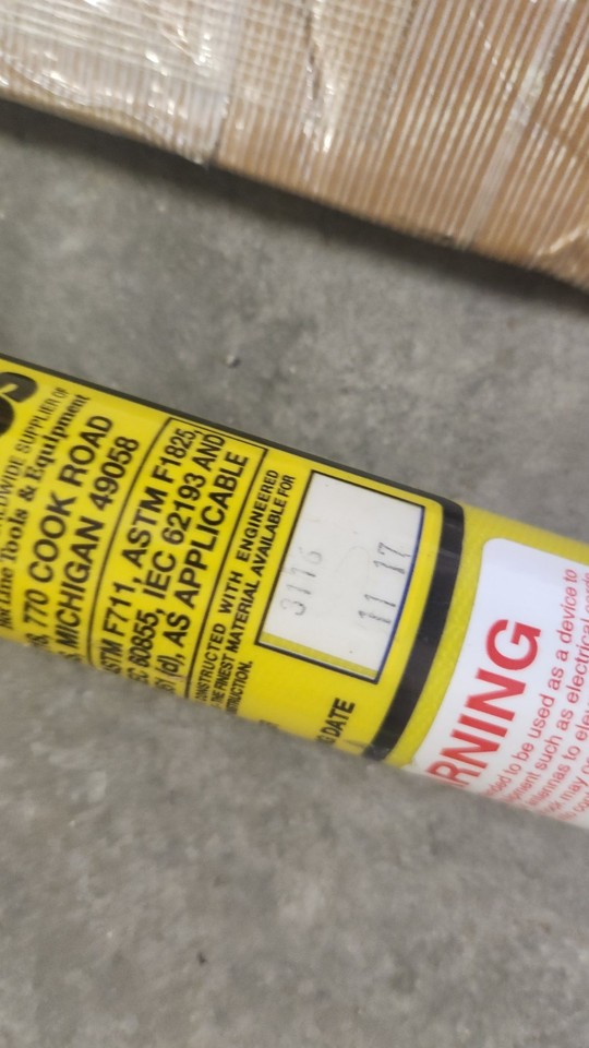 Hastings 3116 10-14' Adjustable Substation Disconnect Hot Stick Tel-O ...
