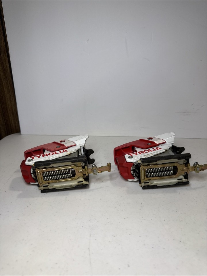 Tyrolia 490 Ski Bindings With Brakes Red And White | eBay