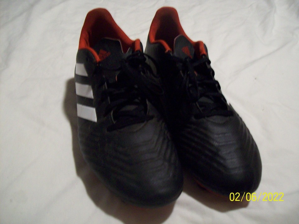 ADIDAS PREDATOR BLACK SOCCER CLEATS - PBB 698007 - MEN'S SIZE 13 FREE ...
