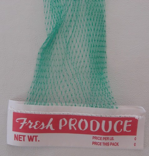 Mesh Produce Net Bag with Printed Header Red,Green& | eBay