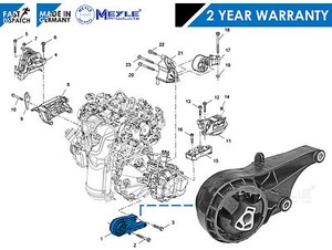 FOR VAUXHALL OPEL ASTRA J 1.3D A13DTE ENGINE MOUNT MOUNTING 13324496 ...