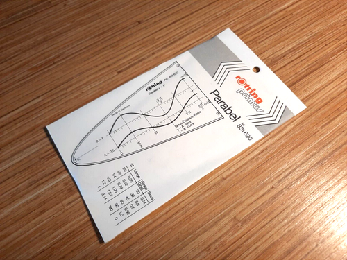 ULTRA RARE R 831 620 template ROTRING parabel PRIMUS | eBay