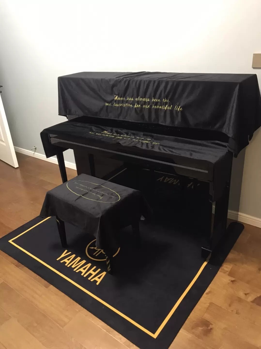 NEW YAMAHA Piano RUG Carpet High Quality Rubber Non-slip 130x160cm 51 ...