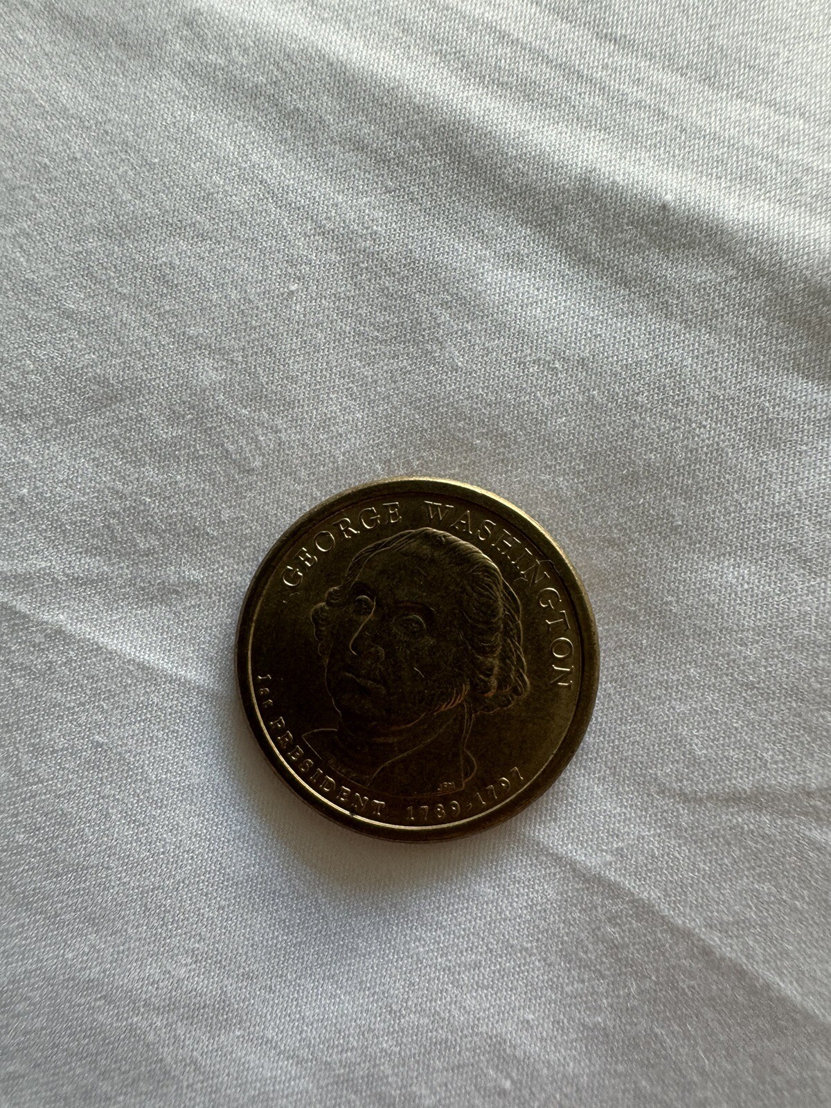 GEORGE WASHINGTON 1ST President (1789-1797) 2007 P US One Dollar Coin ...