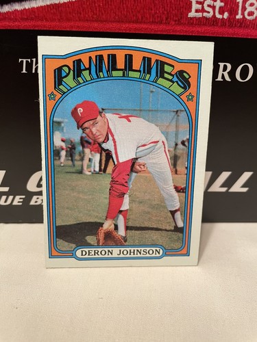 1972 Topps Baseball Card Phillies Deron Johnson #167 EX Combined ...