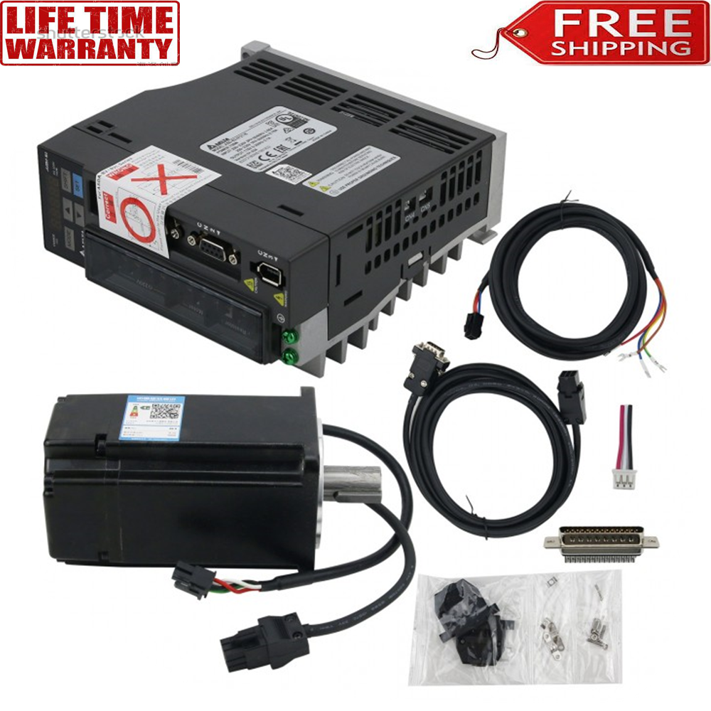 750W 2.39NM ASD-B2-0721-B+ECMA-C20807RS Delta AC Servo Motor Drive ...