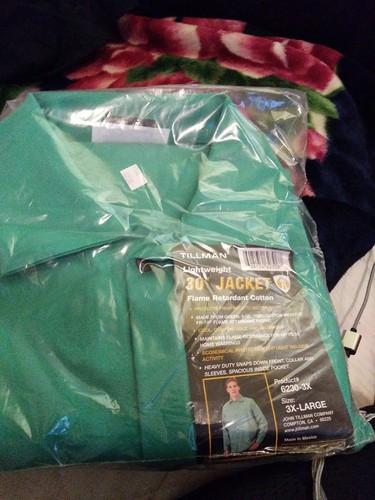 Tillman 6230 9oz Green FR Cotton Welding Jacket - 3xl for sale online ...
