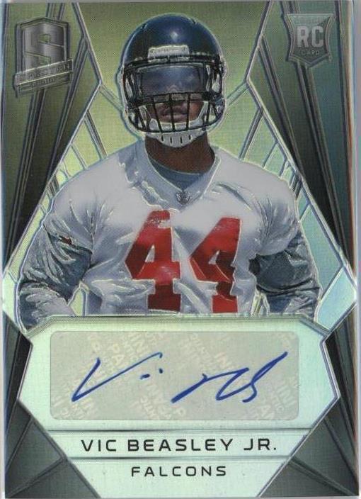 2015 Panini Spectra - Rookie Autographs Vic Beasley #230 /199 (AU, RC ...