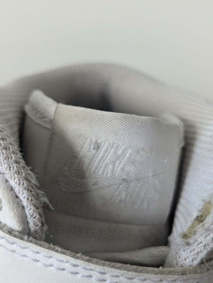 Nike Air Force One Mud Top Trainers White Triple White Size 5.5 Women's ...