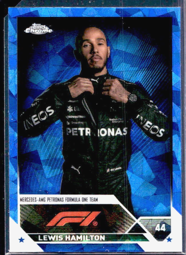 2023 Topps Chrome F1 Sapphire Lewis Hamilton #21 Formula 1 Portrait | eBay