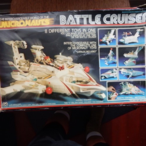 Vintage 1978 Mego Micronauts Battle Cruiser Vehicle w/ Original Box! | eBay