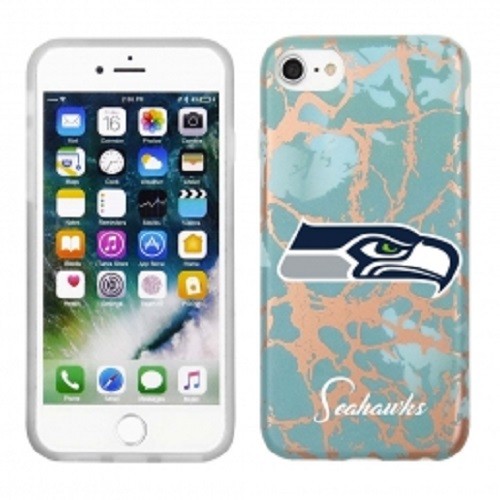 "PBG Seattle Seahawks Teal Marble Case for iPhone SE 2022/8/7/6 - 4.7 ...