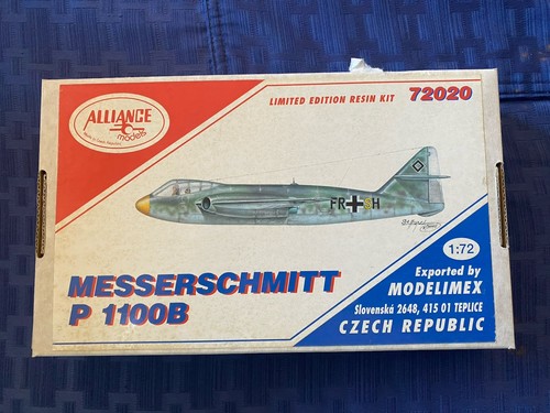 Alliance Models Messerschmitt P 1100B Czech Resin Model Plane Kit 72020 ...