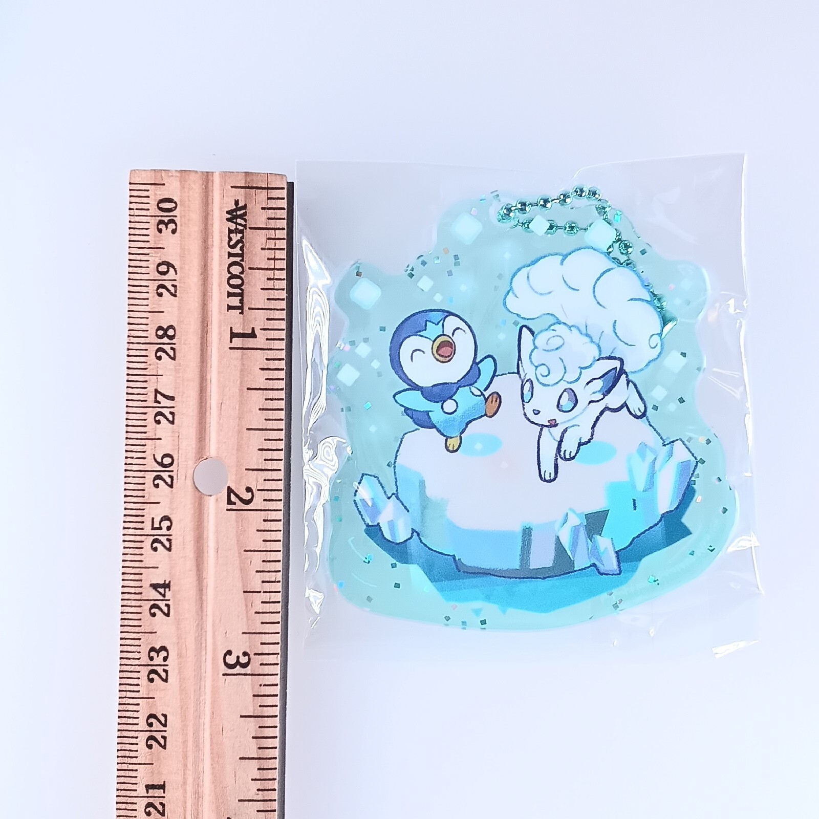 Piplup Alolan Vulpix Pokemon Pochama’s daily life Acrylic Charm ...