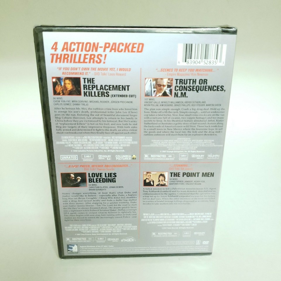 The Replacement Killers DVD Extended Cut, Truth or Consequences, Love ...