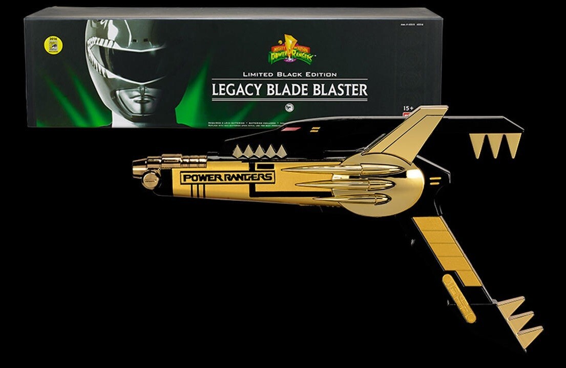 Power Rangers Legacy Blade Blaster SDCC 2016 Exclusive Black & Gold ...