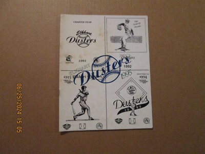 Jayhawk League Elkhart Dusters Vintage Circa 1995 Team Logo Baseball ...