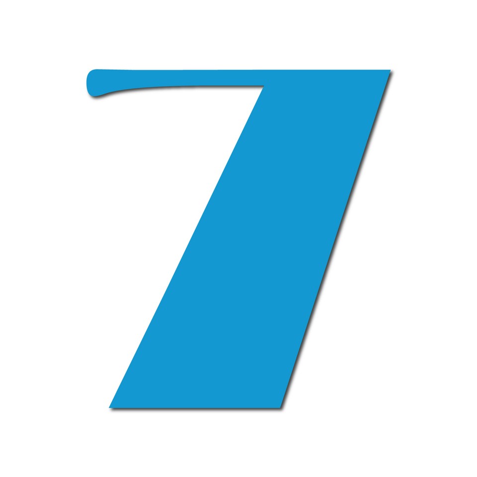 HOUSE NUMBER 7 Broadway Acrylic Large Floating Cool Stylish Modern ...