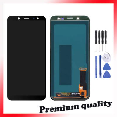 For SAMSUNG GALAXY A6 A600F LCD SCREEN DISPLAY BLACK SM-A600FN + Tools ...