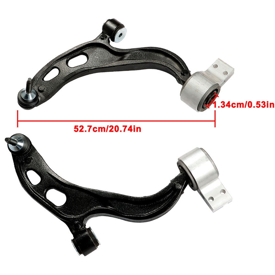 2Pcs Front Lower Control Arm For Ford Taurus Flex Lincoln MKS MKT 2010 ...