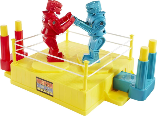 Robots Kids Game Fighting with Red Rocker & Blue Bomber Knock His Block ...
