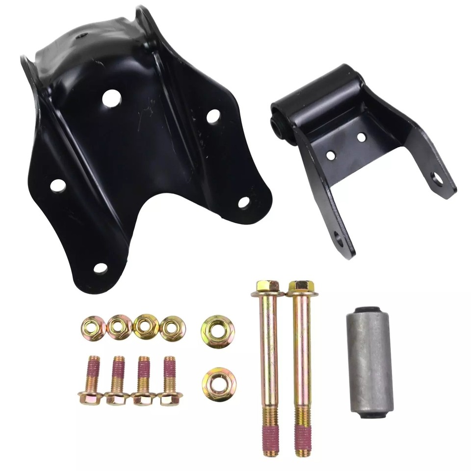 Rear Leaf Spring Shackle Bracket Hanger Kit for Ford F150 F250 F350 722 ...