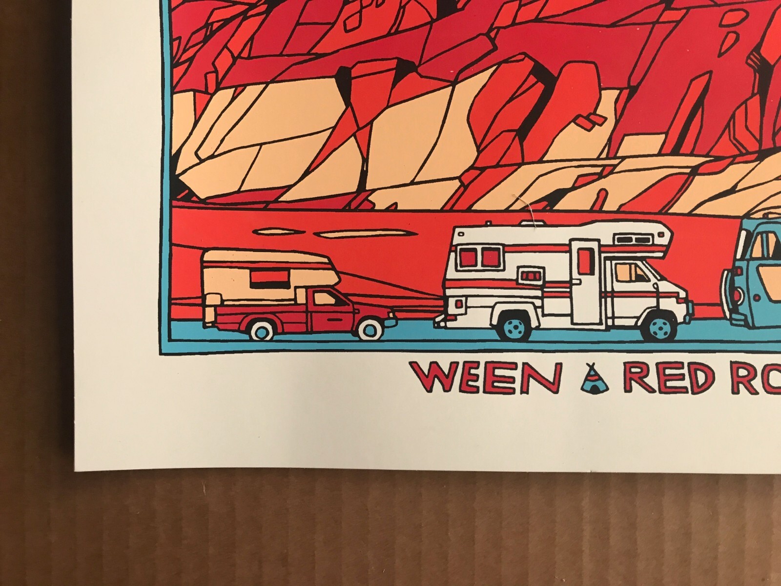 Ween Red Rocks Colorado July 12th 2017 1st Edition Poster Tyler Stout ...
