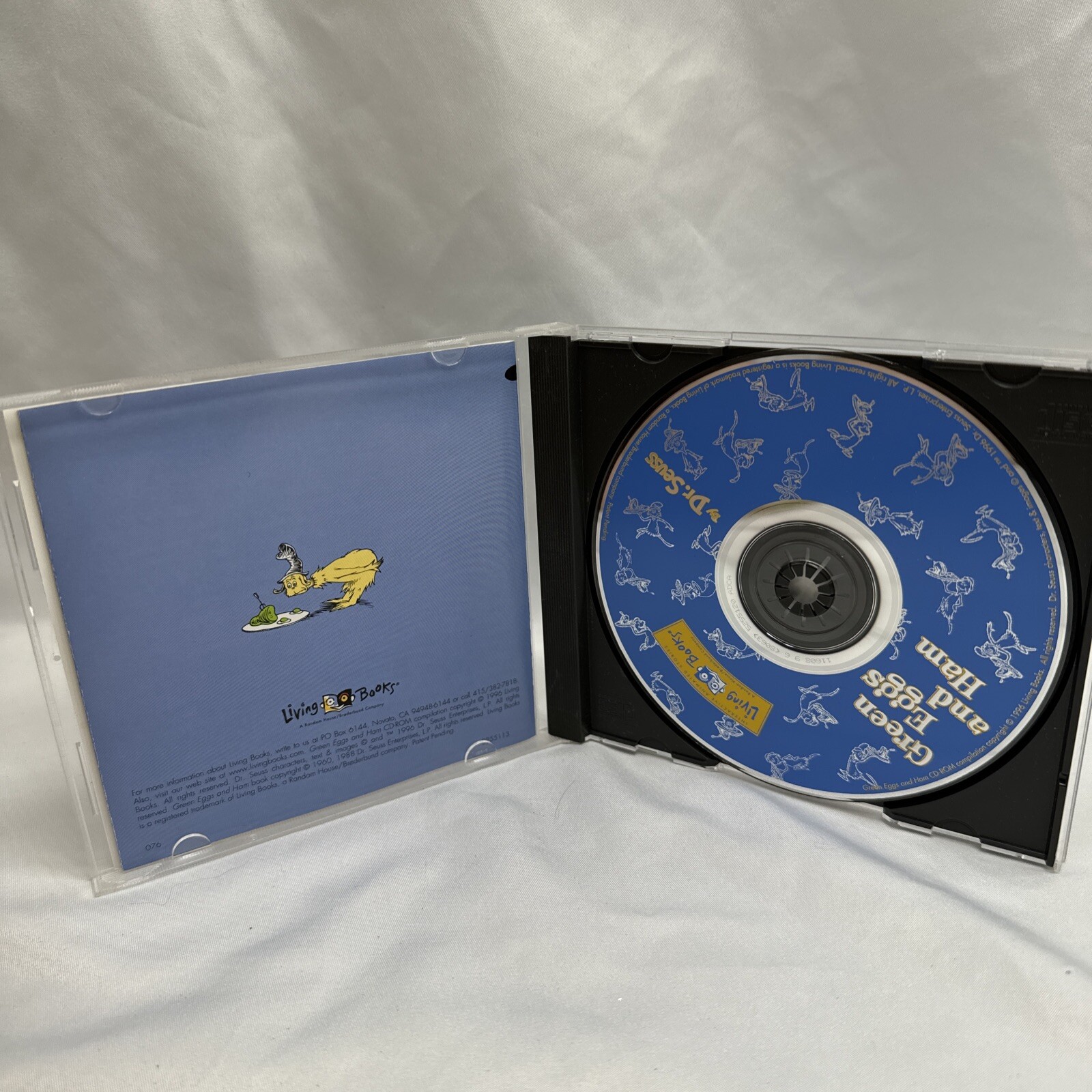 Dr Seuss Living Books Green Eggs and Ham CDRom Interactive Book | eBay