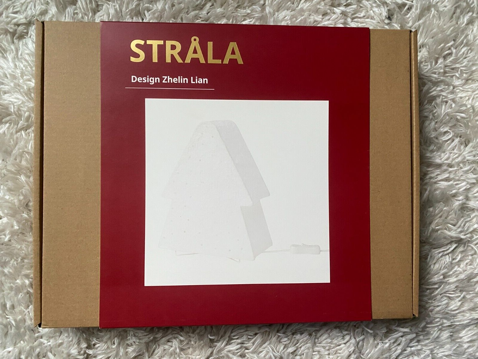 IKEA Strala WHITE CHRISTMAS TREE Table Lamp * Zhelin Lian * 12" Tall ...