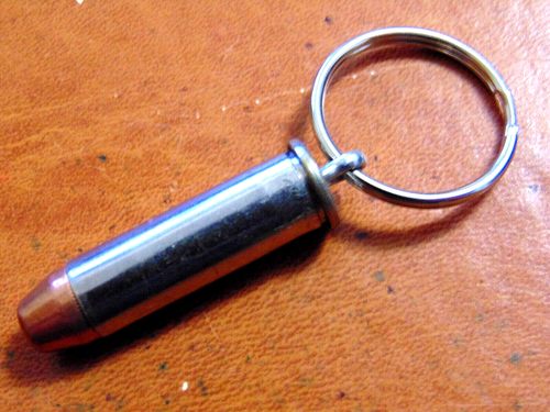 .38 SPECIAL BULLET KEY RING CHAIN inert deactivated NOVELTY FEDERAL | eBay