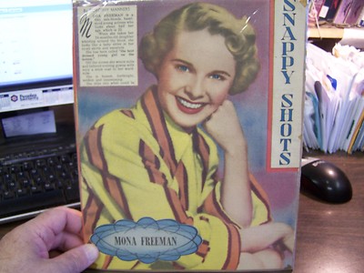 VINTAGE - MONA FREEMAN - ORIGINAL COLOR PAGE - VERY GOOD | eBay