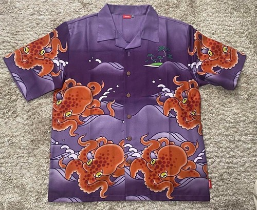 Splatoon Chiliment Octopus Aloha Shirt Japan Exclusive Nintendo Store ...