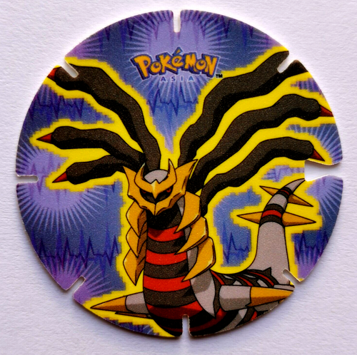 FLY TAZO POKEMON ECB #487 GIRATINA Coin Chiki Balls 2021 INDONESIA Asia ...