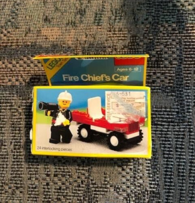 LEGO Town: Fire Chief's Car (6612) 100% NIB x & Instructions ...