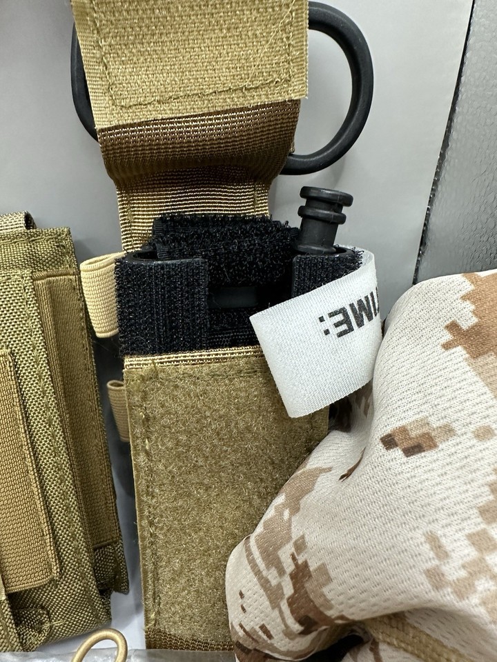 Large Lot Of Tactical Gear Pouches Tourniquet Scissors FDE Accessories ...