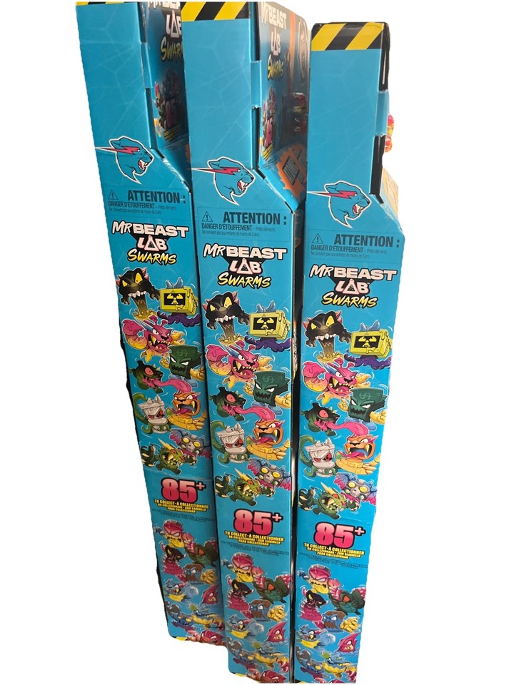 MR BEAST LAB Sw ATOMIC Series Lot of 40 Tubes + Display+4 Beasts -New | eBay