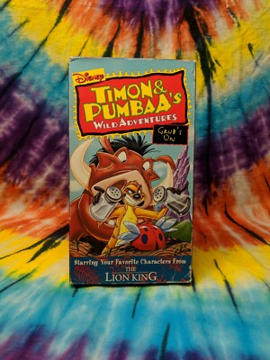 Timon and Pumbaa's Wild Adventures - "Grubs On" (VHS, 1996) Good ...