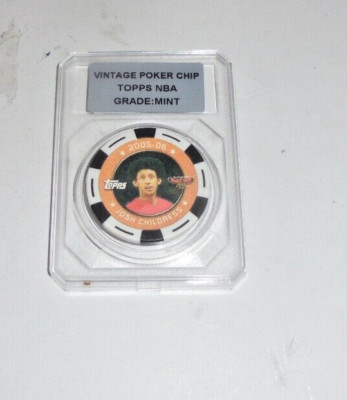 Topps NBA Poker Chip All Star Player JOSH CHILDRESS HAWKS Champion Mint ...