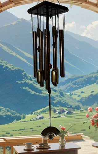 Large Wind chimes, Copper & Bronze Rust Resistant, Deep Sound | eBay