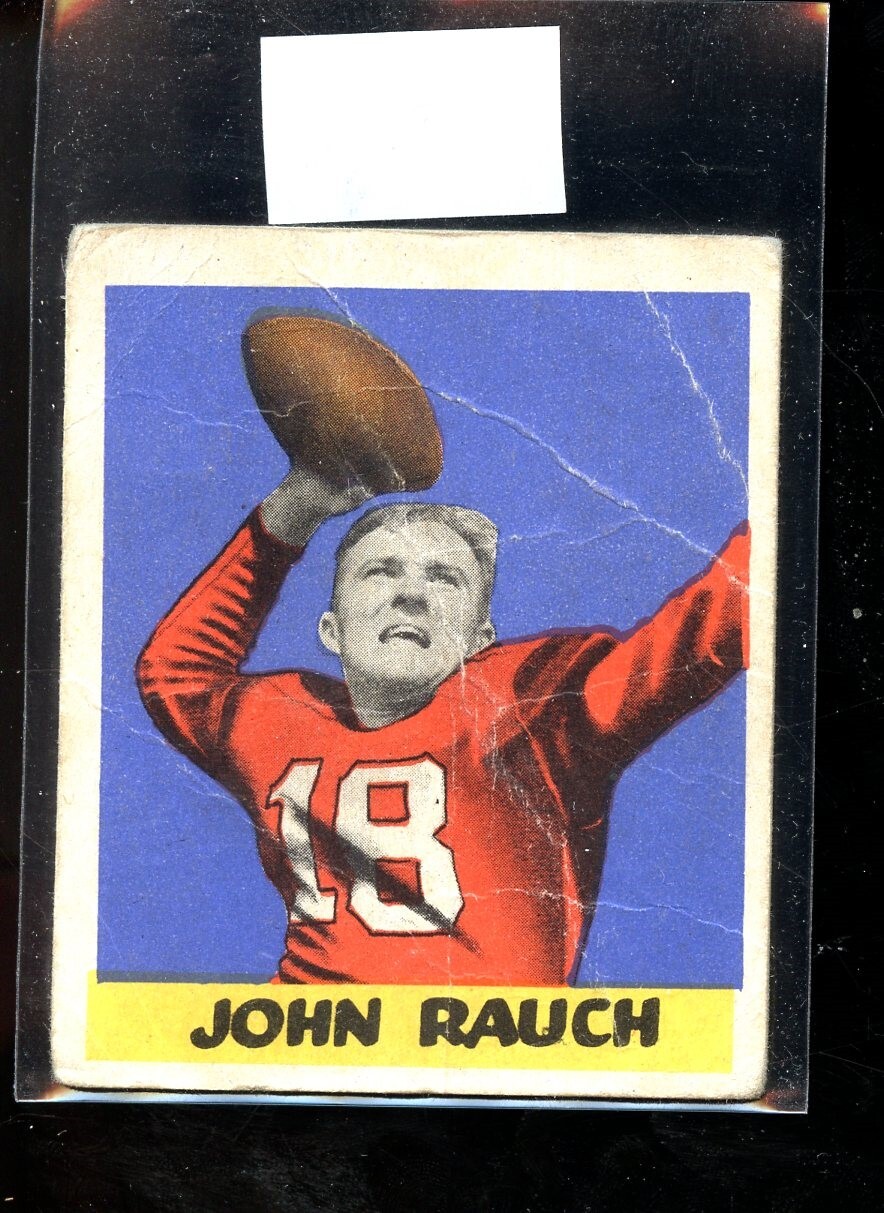 1948 LEAF # 4 JOHN RAUCH BULLDOGS GOOD A04086 | eBay