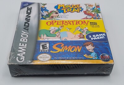 Mouse Trap Operation Simon (Nintendo Game boy Advence 2005) New Sealed ...