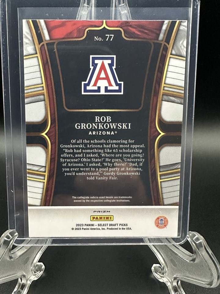 2023 Select Draft Picks Rob Gronkowski Red Lazer #77 Patriots | eBay